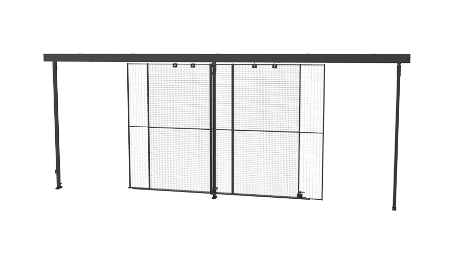 X-Store 2.0 double, overlapping sliding door | Axelent