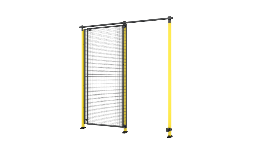 Single sliding door - Safety fencing | Axelent